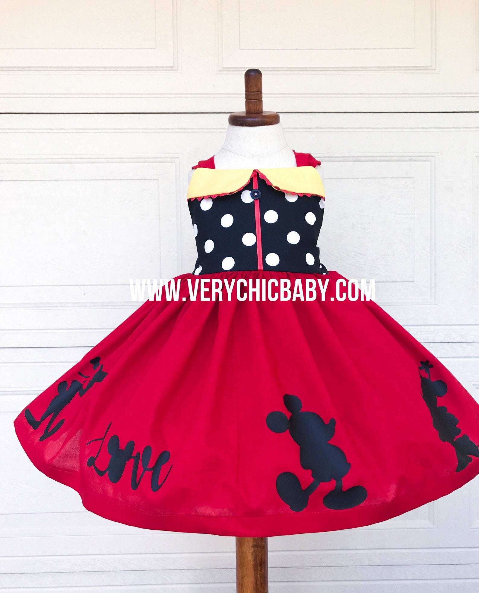 Mickey Mouse Dress, Minnie Dress, Character Dress, Minnie Mouse Dress ...
