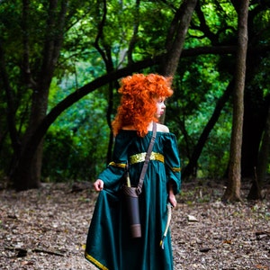Merida Dress, Merida Dress Girls, Merida the Brave Costume Custom ...