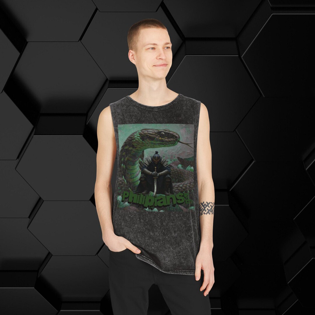 Religious Warrior Men's Christian Tank Top, Philippians 4:13 Graphic ...