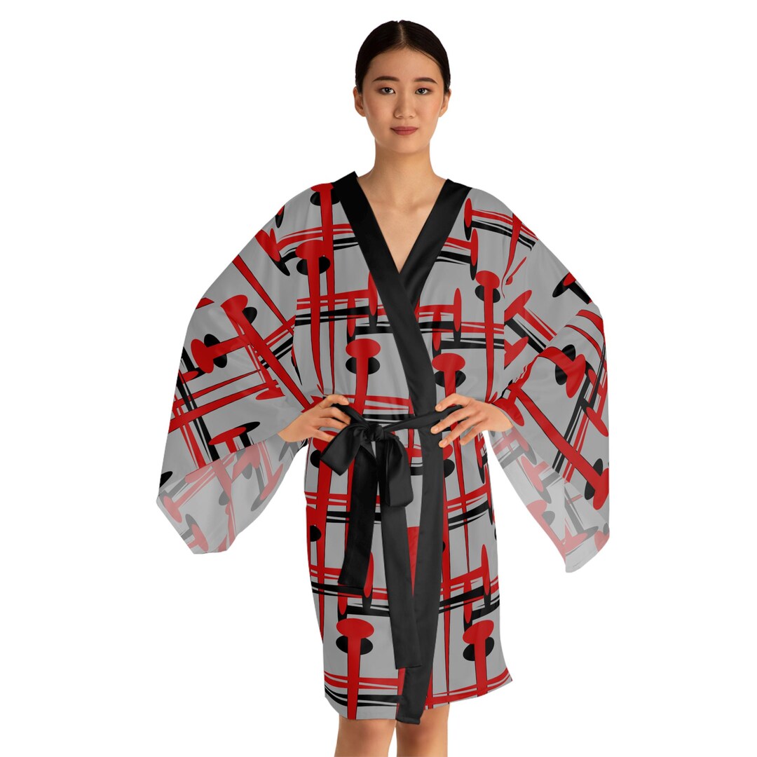 Christian Cross Themed Kimono Robe - Etsy