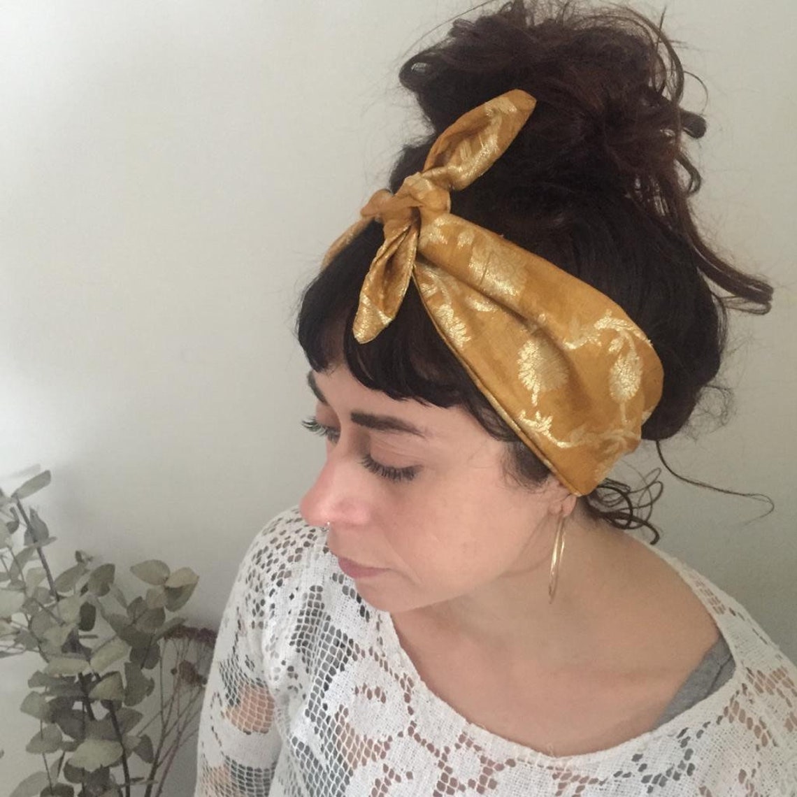 Boho Head Scarf Head Wrap Vintage Hair Tie Boho Scarf Head | Etsy