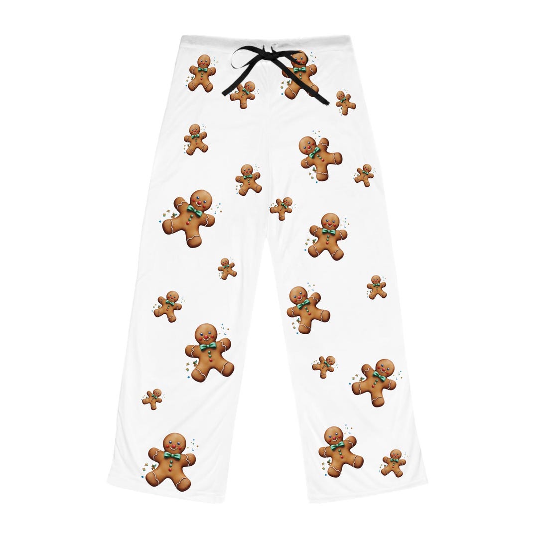 Gingerbread Pajama Pants Cute and Cozy Women's Christmas Sleepwear - Etsy