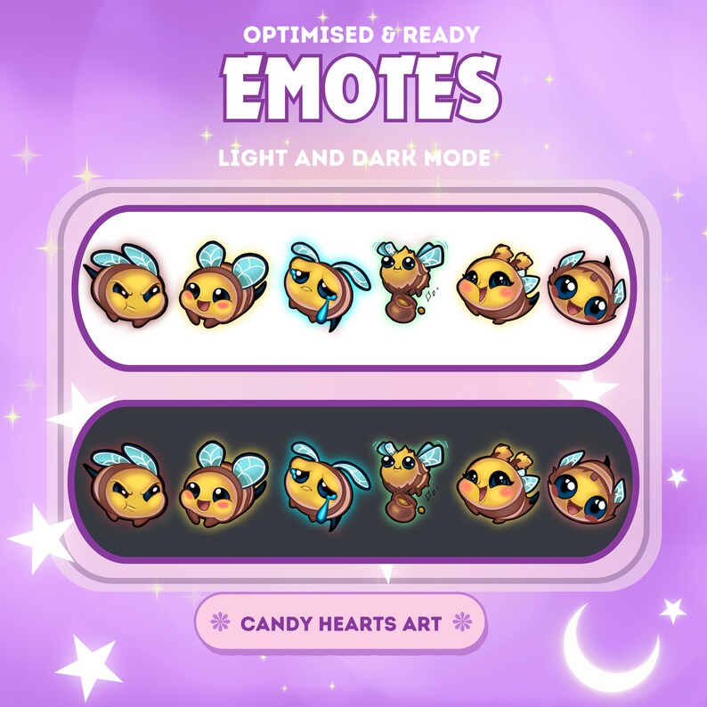 Save the Bees Emotes for Twitch & Discord - Charity Stream Emotes - Etsy