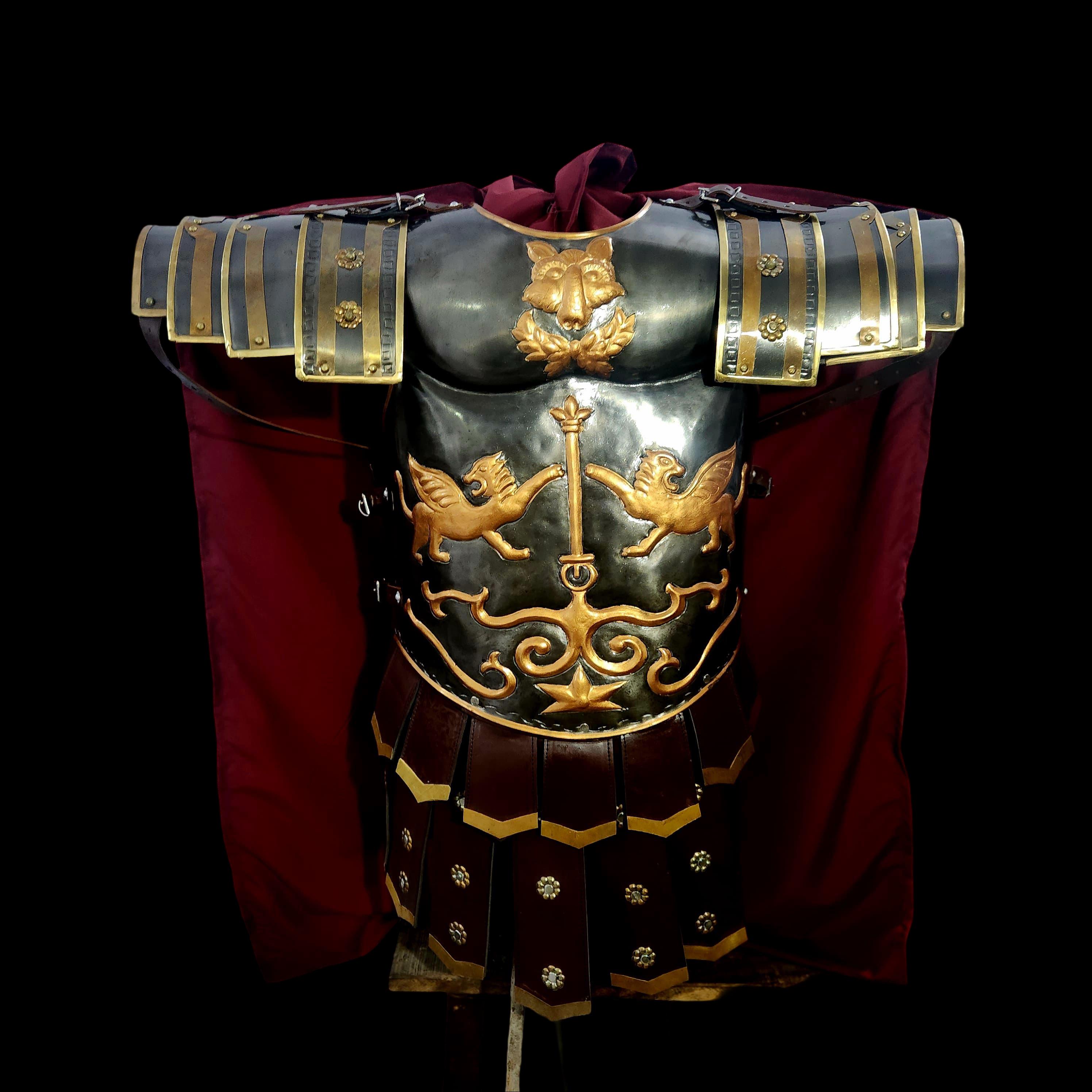 Roman Cuirass Knight Half Body Armor Breastplate - Greek Roman Armor ...