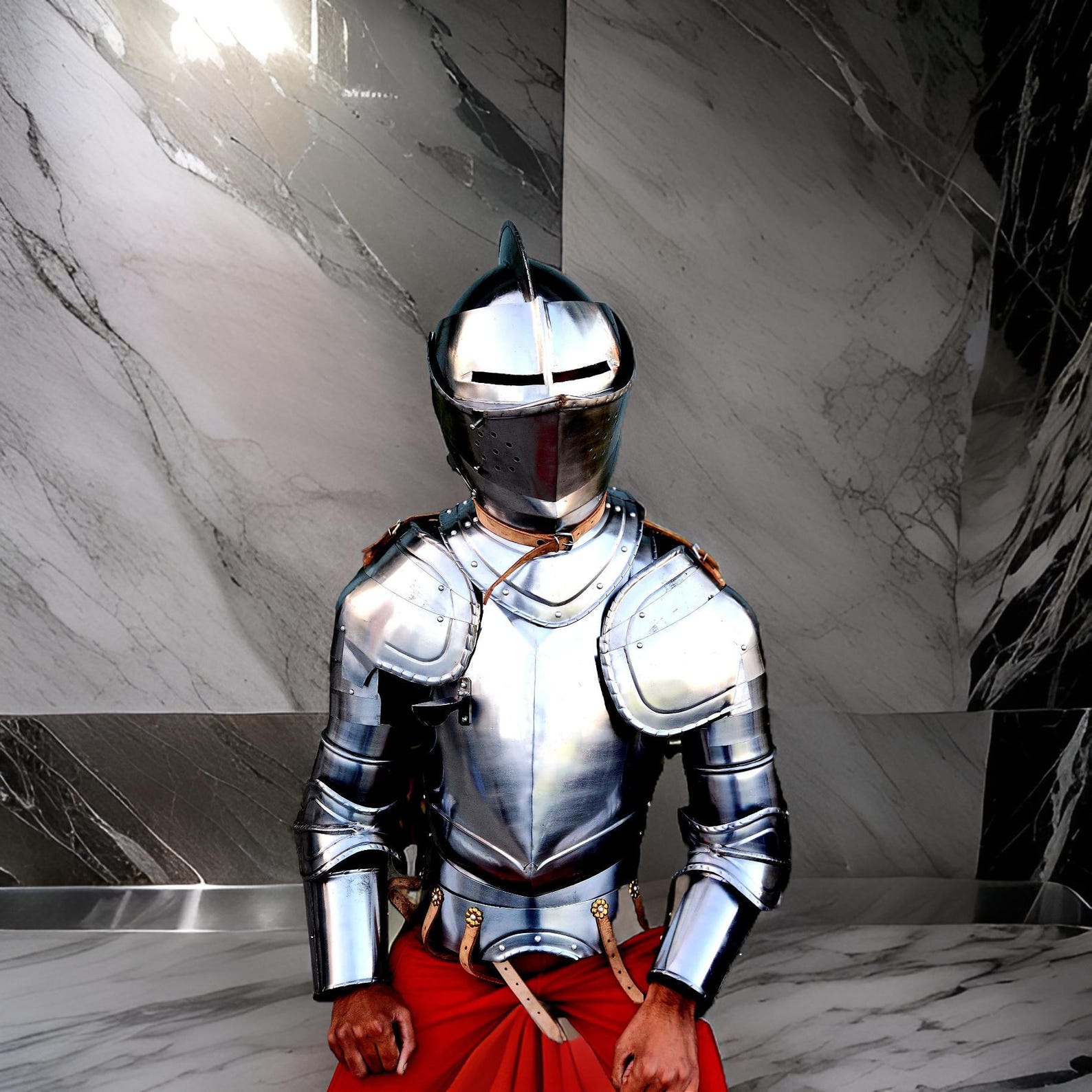 Medieval Half Body Plate Armor - Renaissance Half Gothic Suit Armor ...