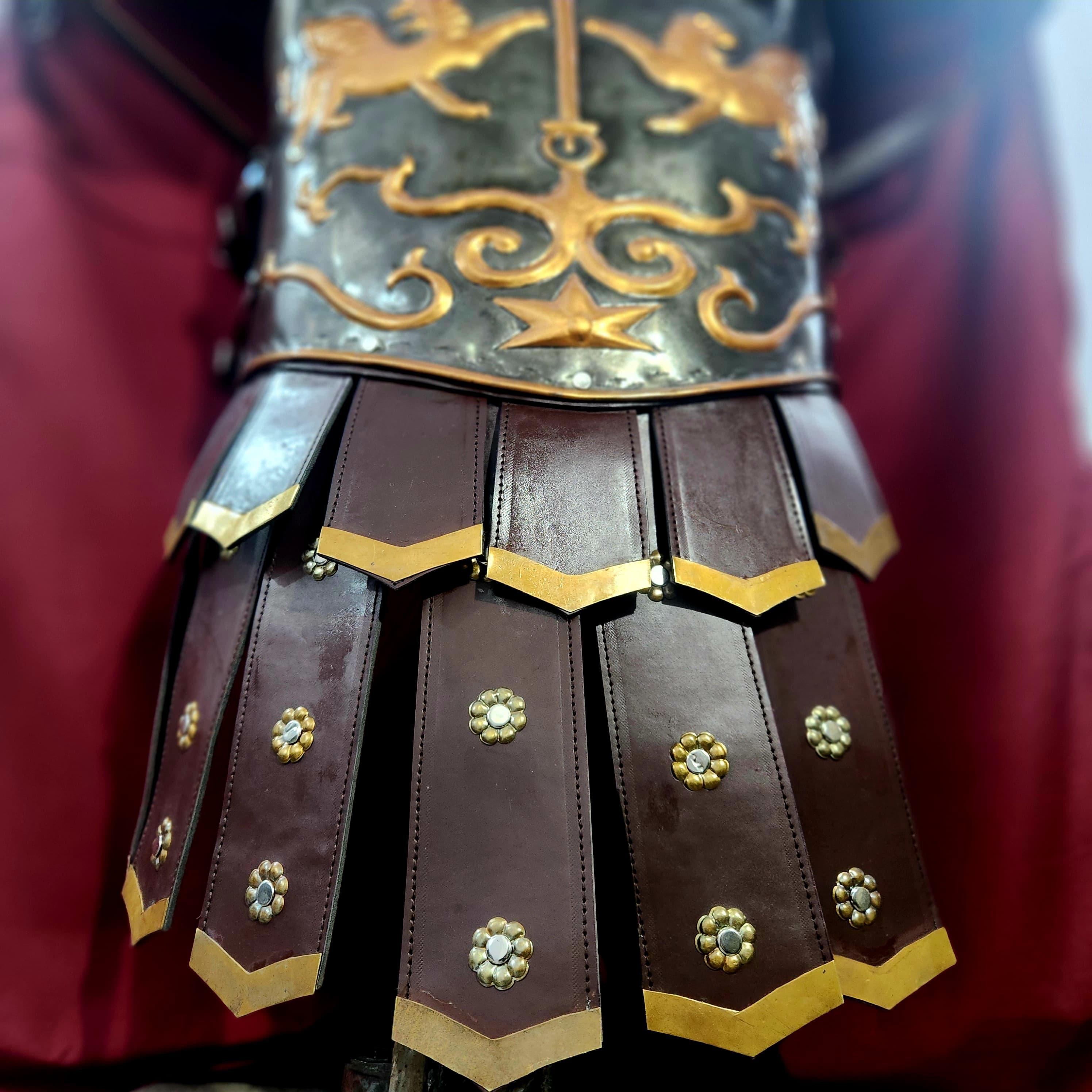 Roman Cuirass Knight Half Body Armor Breastplate - Greek Roman Armor ...