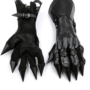 Medieval Nazgul Black Etched Steel Gauntlets: Hand Armor Gloves - Etsy
