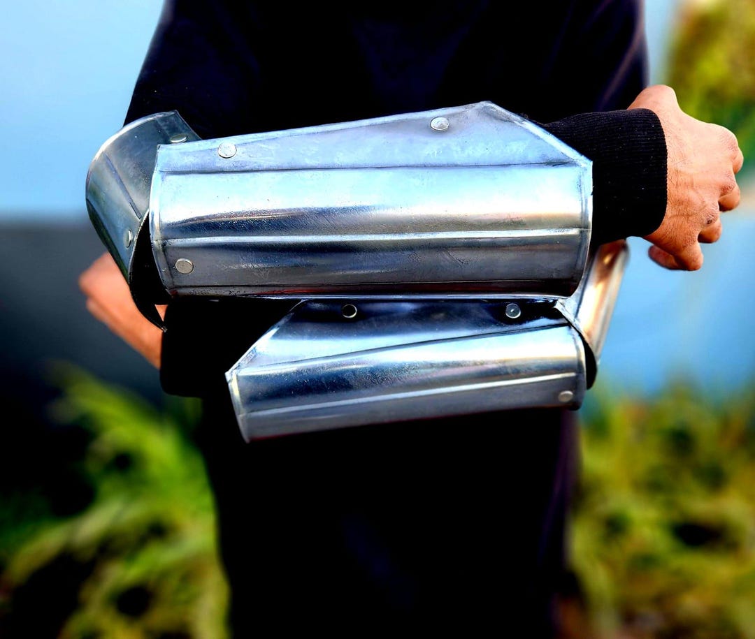 Medieval Elbow Armor Plate - Gothic Elbow to Wrist Armor - Hand ...