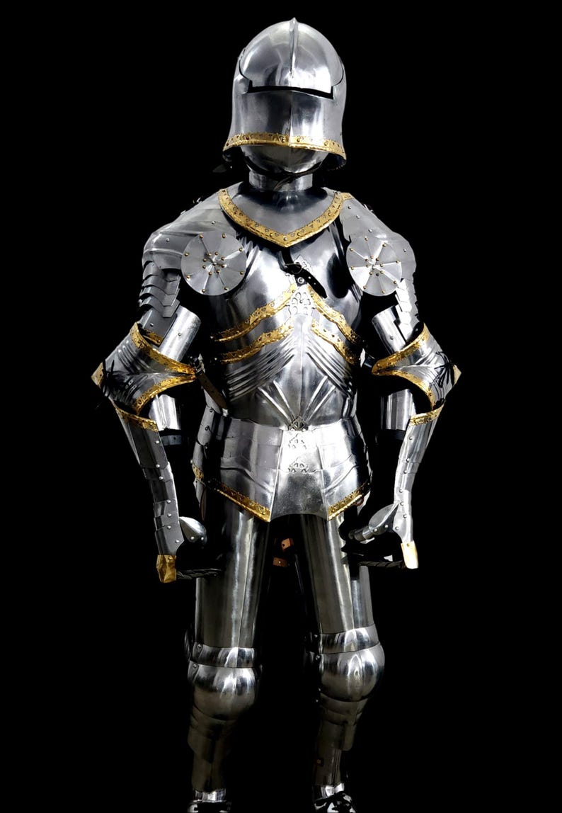 German Gothic Full Armor Suite 15th Century - Medieval Full Body Armor ...
