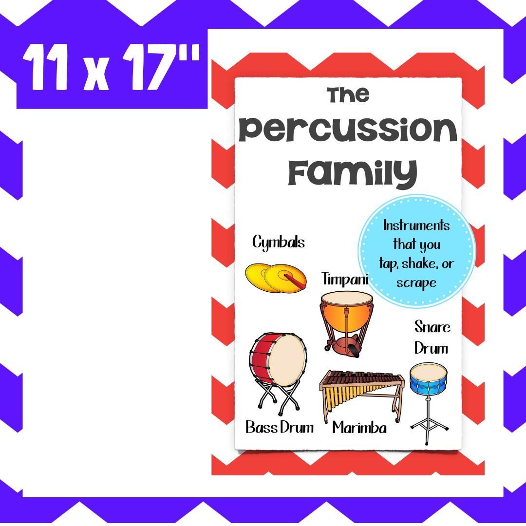 Instrument Family Posters | Printable 8.5x11" or 11x17" | Orchestra ...