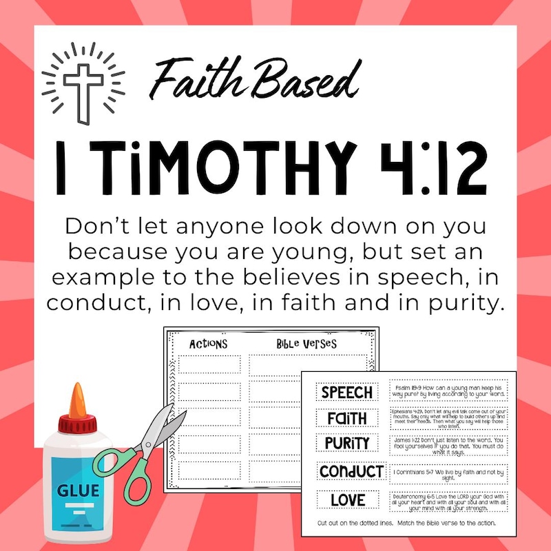 1 Timothy 4 12 - Etsy