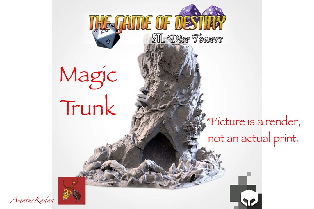 The Magic Trunk Dice Tower by the Game of Destiny. - Etsy