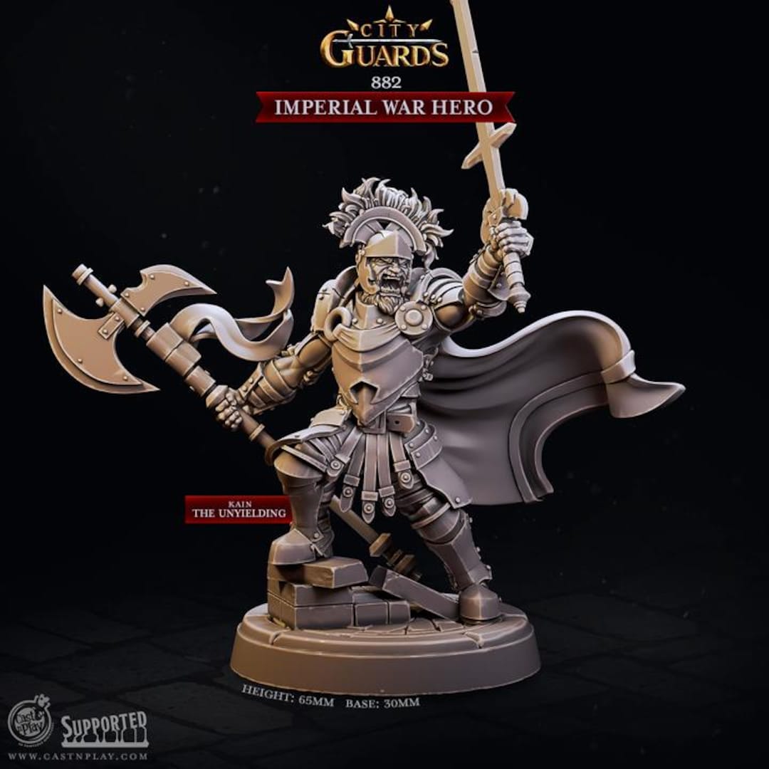 Imperial War Hero (city Guards Collection) by Cast N Play - Resin ...