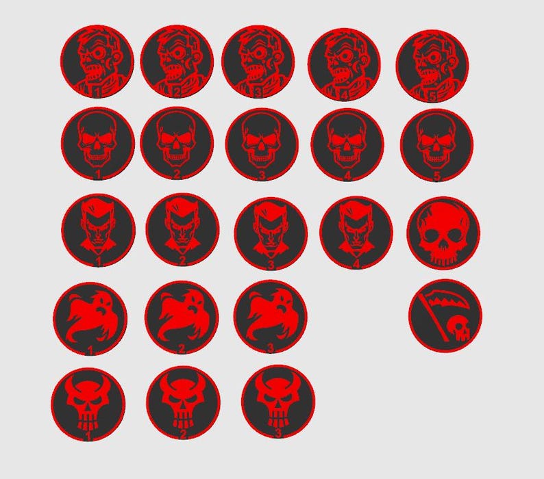 Dnd Token Set - Classes, Items, Monsters & Npcs - Dungeons and Dragons ...