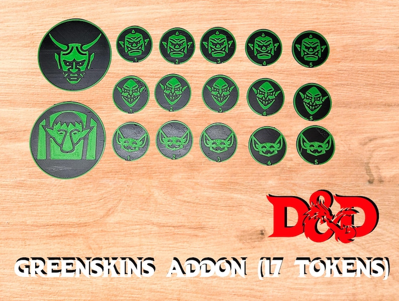 Dnd Token Set - Classes, Items, Monsters & Npcs - Dungeons and Dragons ...