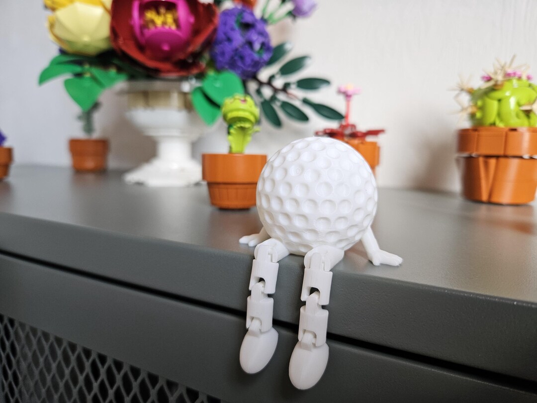 Figurine de balle de golf imprimée en 3D : cadeau de décoration de golf ...