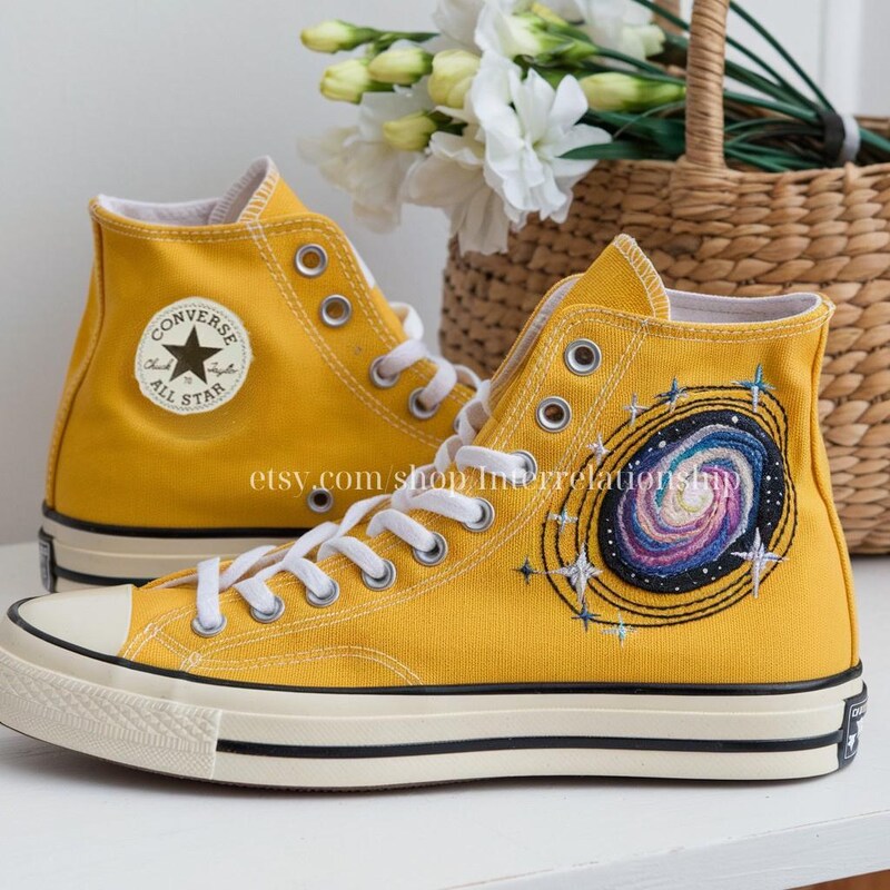 Galaxy Converse - Etsy