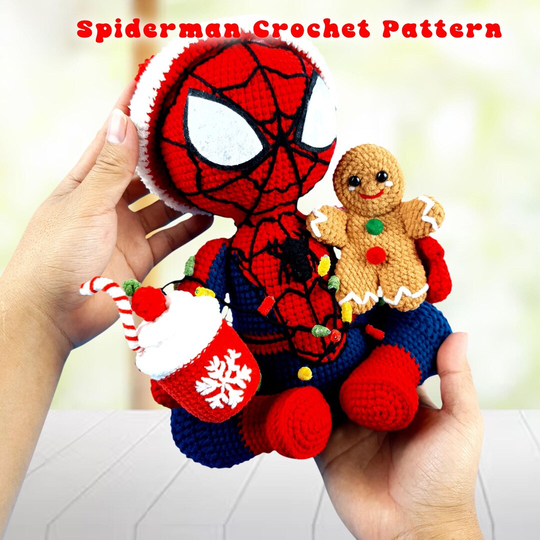 Spiderman Crochet Pattern Pdf, Spiderman Amigurumi Pattern Pdf File - Etsy