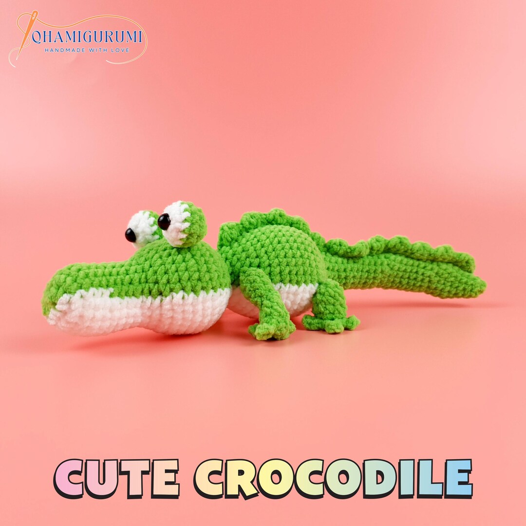 Cute Crocodile Crochet, Cute Alligator Crochet, Cute Gator Crochet ...
