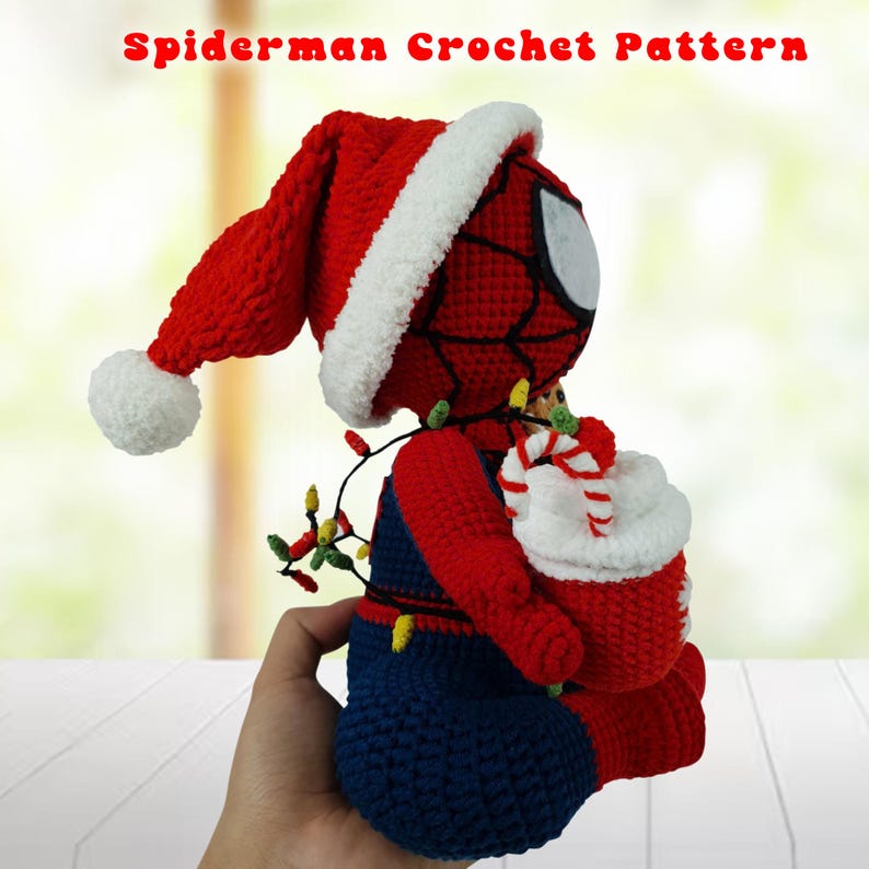 Spiderman Crochet Pattern Pdf, Spiderman Amigurumi Pattern Pdf File - Etsy