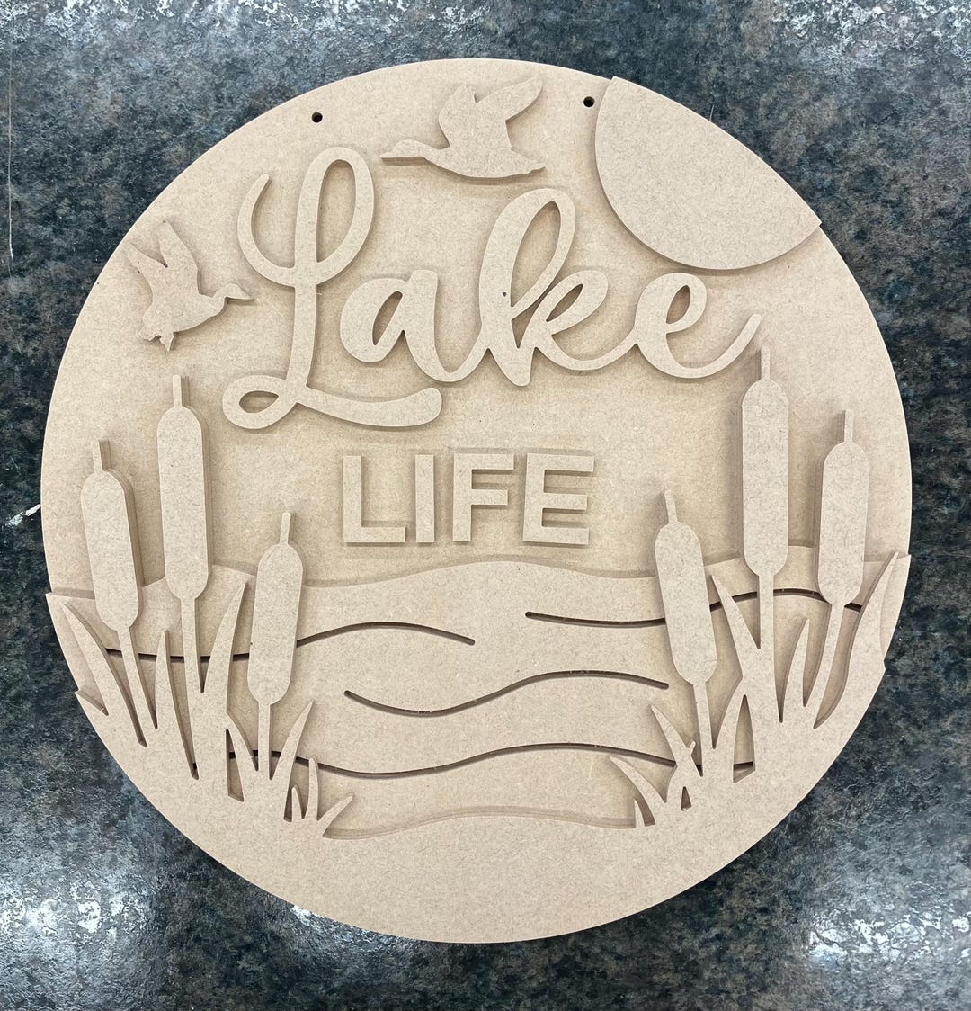 Lake Life Wall Hanger, Crafts for Painting and Assembling, Fun Projects ...