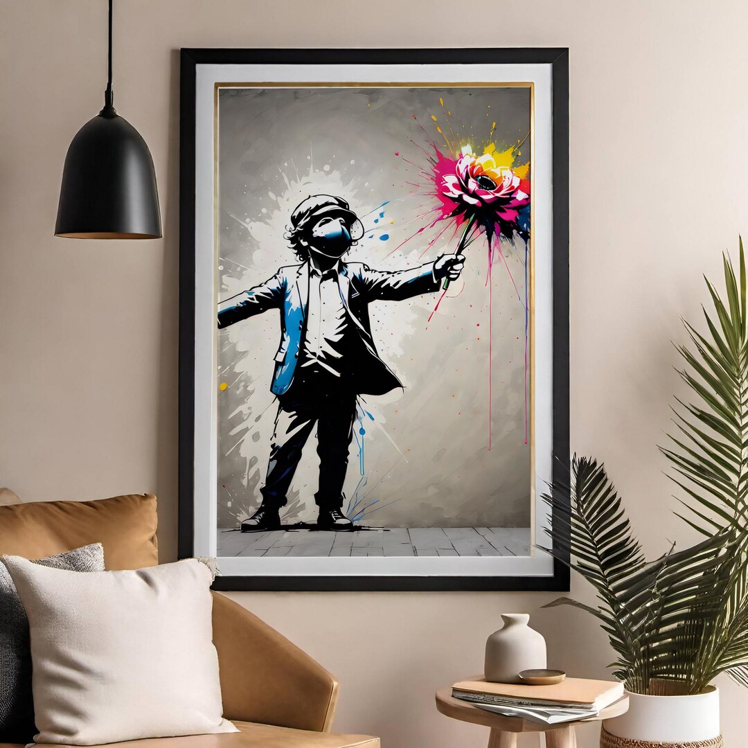 Flower Child Poster, Wall Art, Aesthetic Poster, Printing, Wall Decor ...