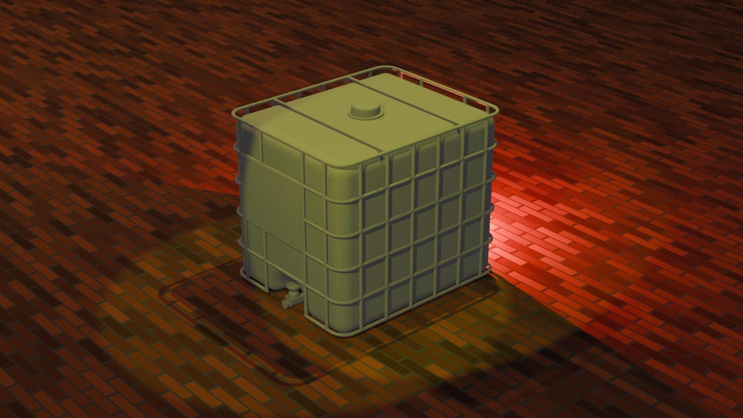 Chemical Storage Tote STL 3D Model - Etsy