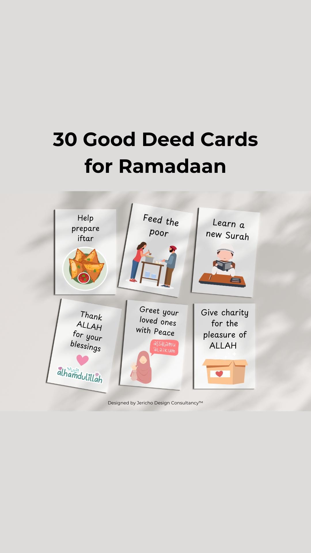 30 Good Deed Cards for Ramadan - Etsy