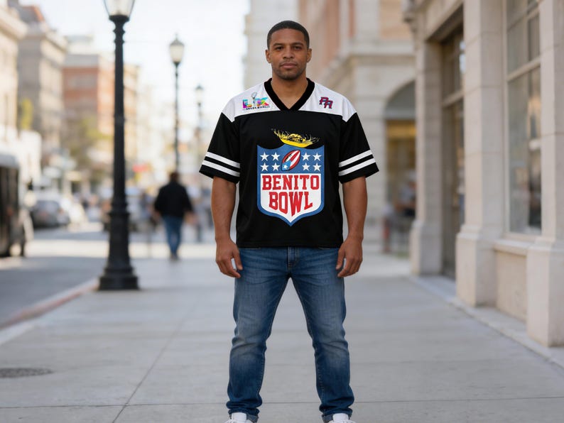 Benito 94 Football Jersey, Buerto Rico Team Jersey,custom Name Benito ...