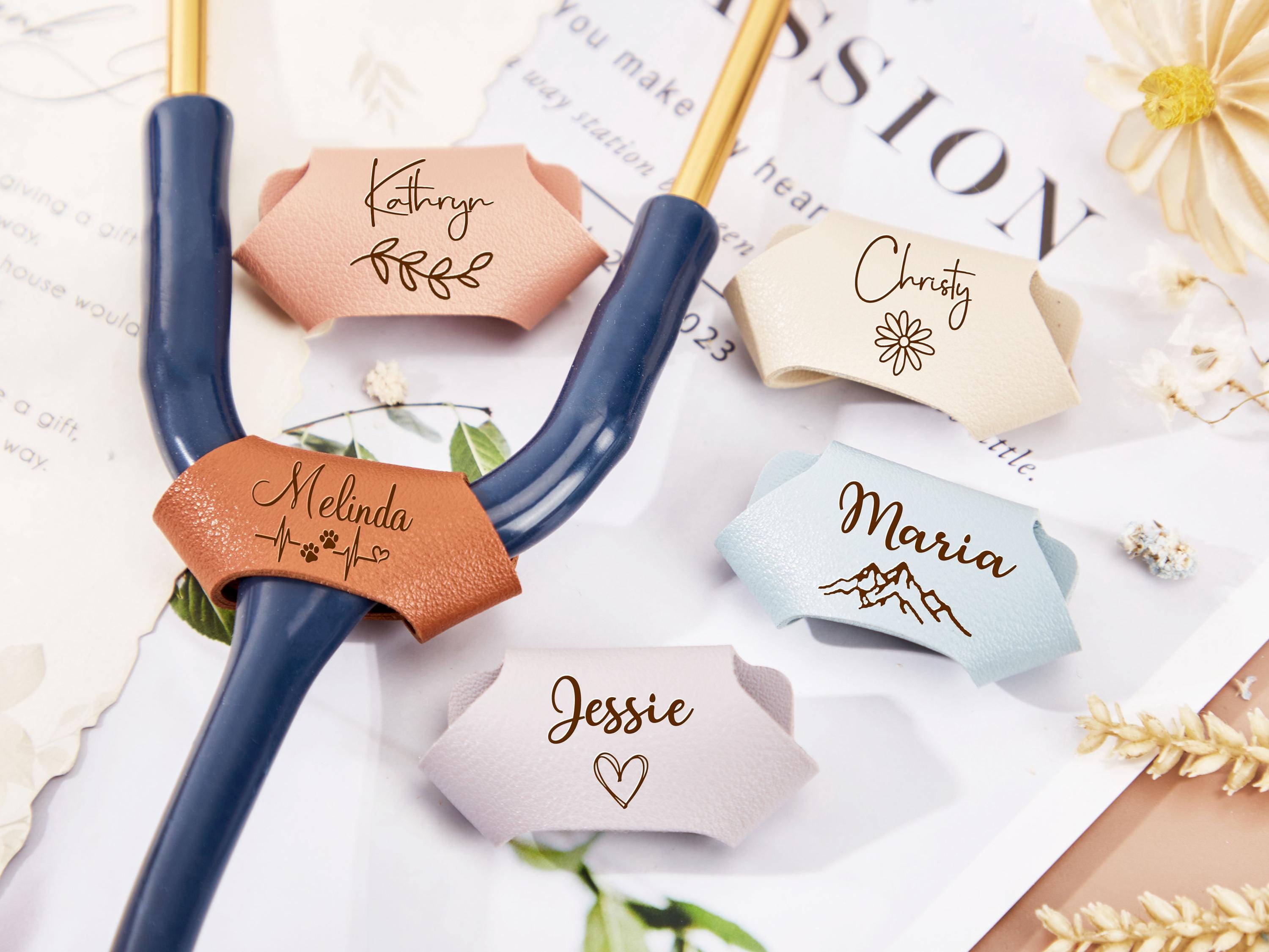 Custom Leather Stethoscope ID Tag,engraved Stethoscope ID Tag ...