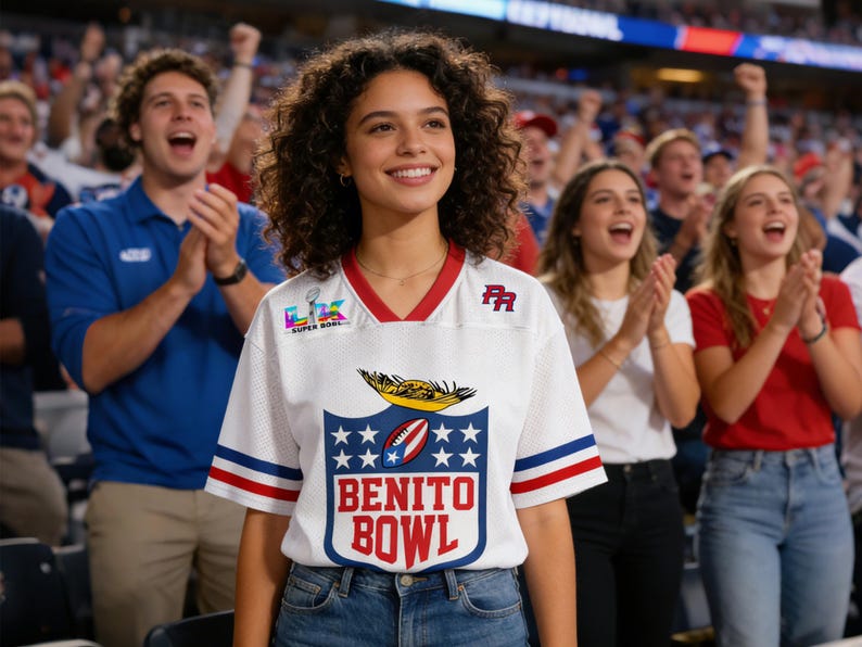 Benito 94 Football Jersey, Buerto Rico Team Jersey,custom Name Benito ...