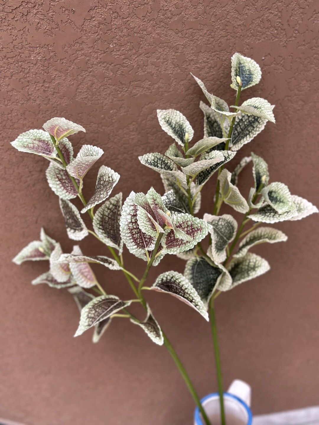 Faux Perilla Leaf Stem – Realistic Artificial Shiso Foliage for Home ...