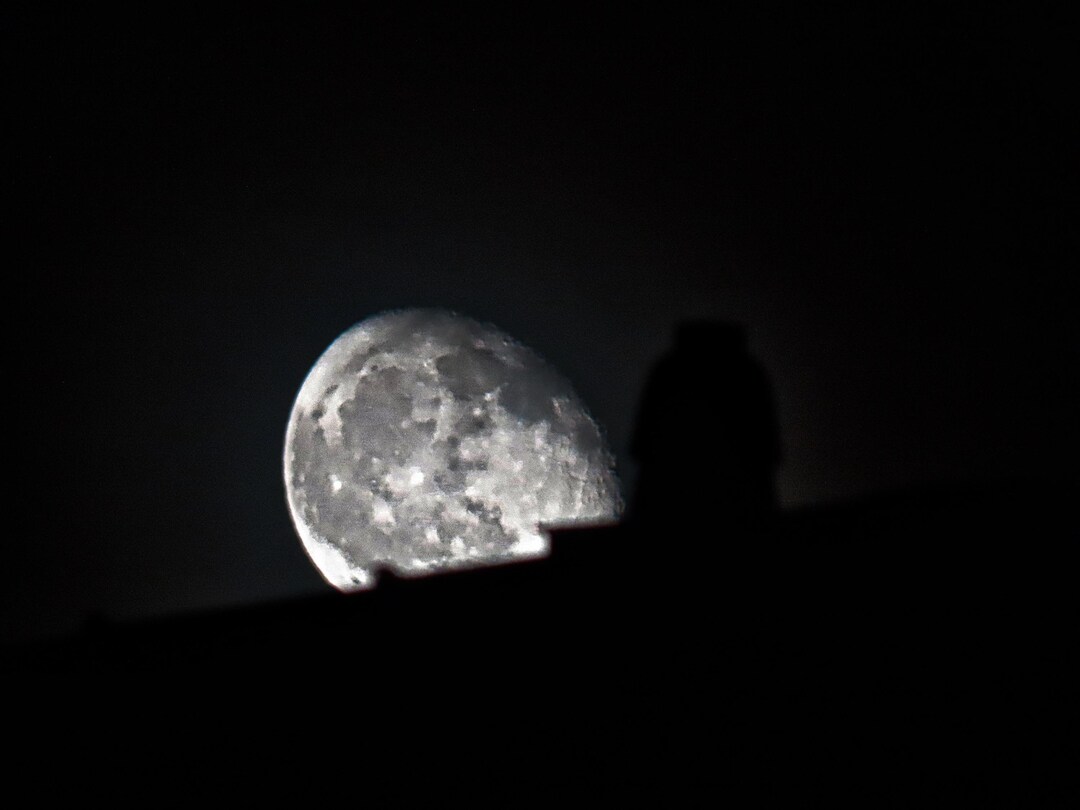 The Moon Comes Out Through the Roof - Etsy