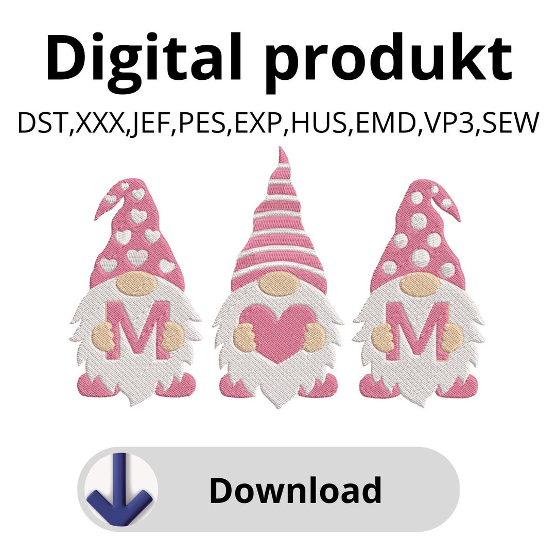 Mother's Day Gnomes/ 3 Sizes/ Instant Download/ Happy Mother's Day - Etsy