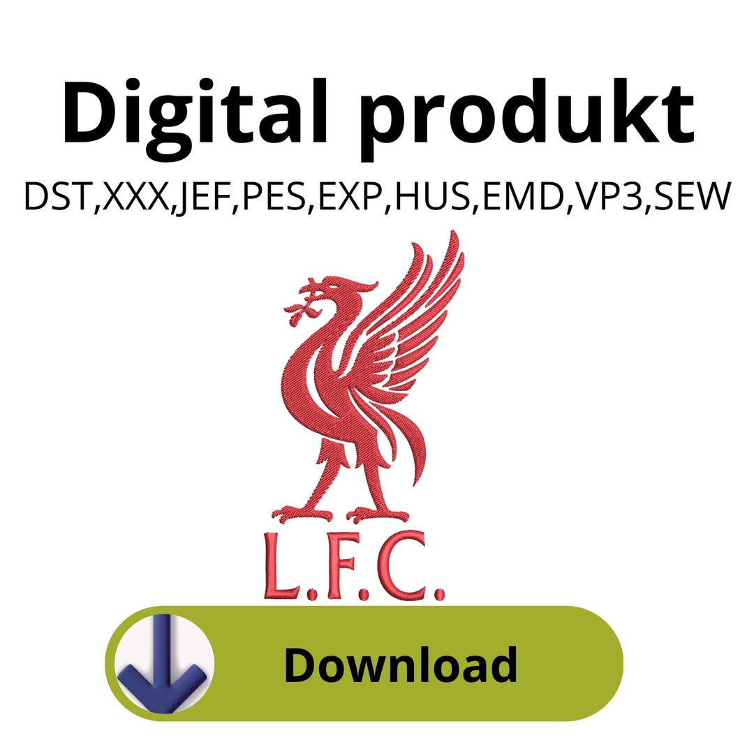 Liverpool Club Embroidery Logo , 3 Sizes - Etsy