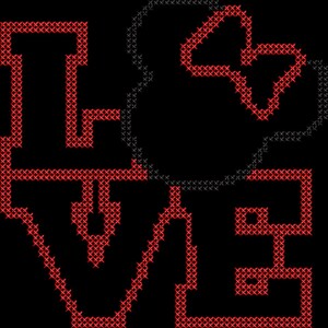 Love Embroidery Design-1 Sizes-love Word Embroidery Designs Machine ...