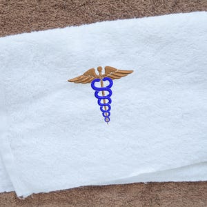 Caduceus Digital Embroidery Design for Machine Embroidery Medical ...