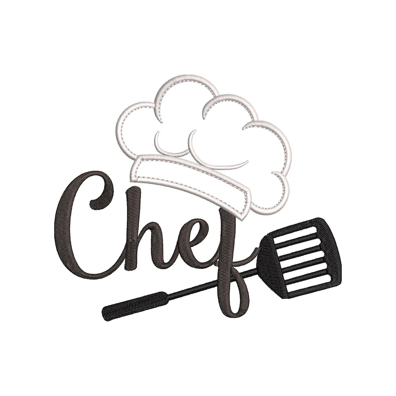 Chef Embroidery Design/ Kitchen Embroidery/ Machine Embroidery File ...