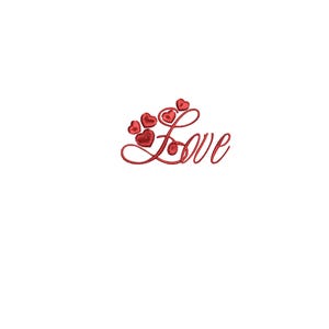 Love Embroidery Design/ 3 Sizes/ Love Word Embroidery Designs Machine ...
