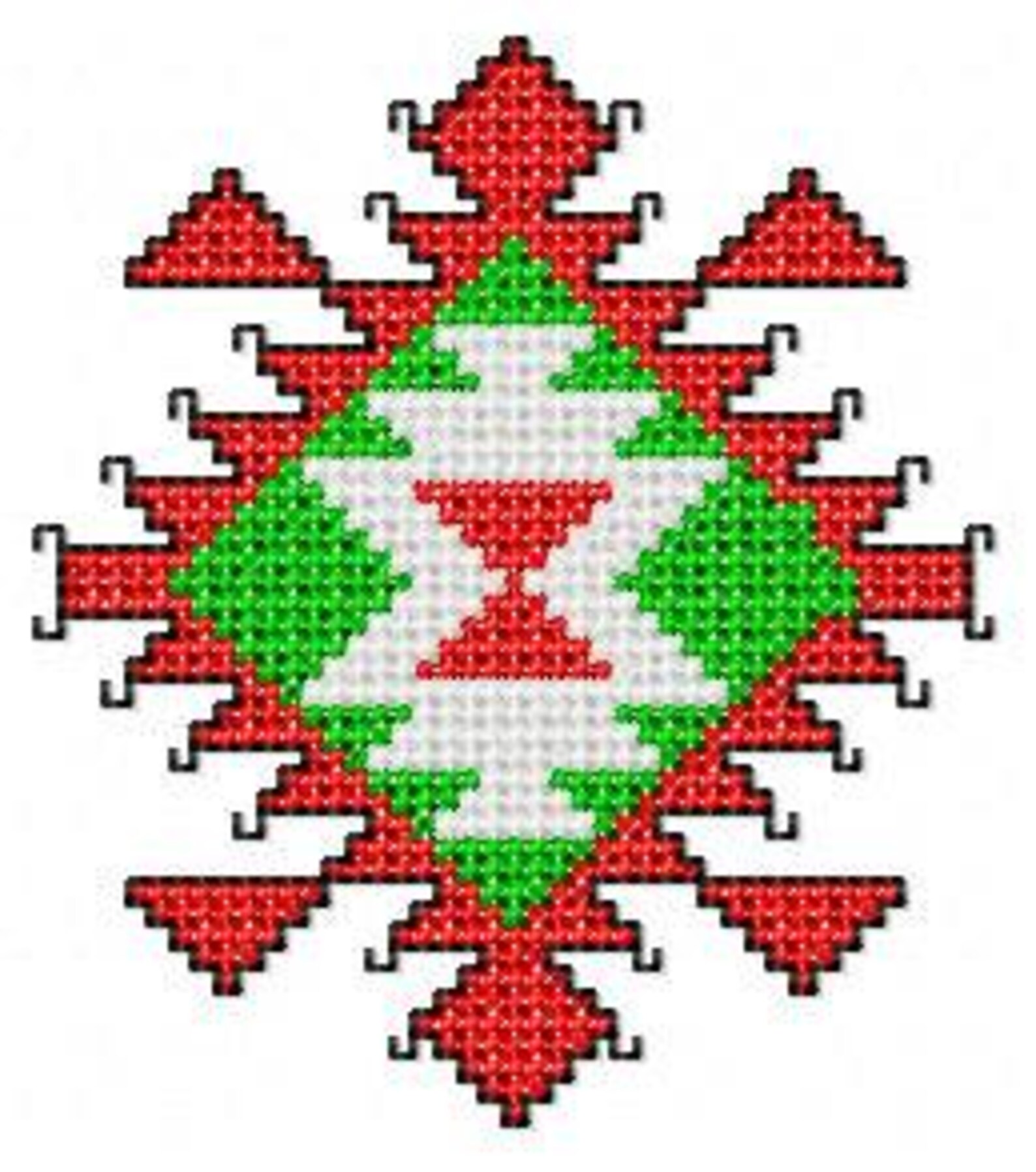 Bulgarian Embroidery Machine/ Instant Download/ Cross Stitch/ Kanatica ...