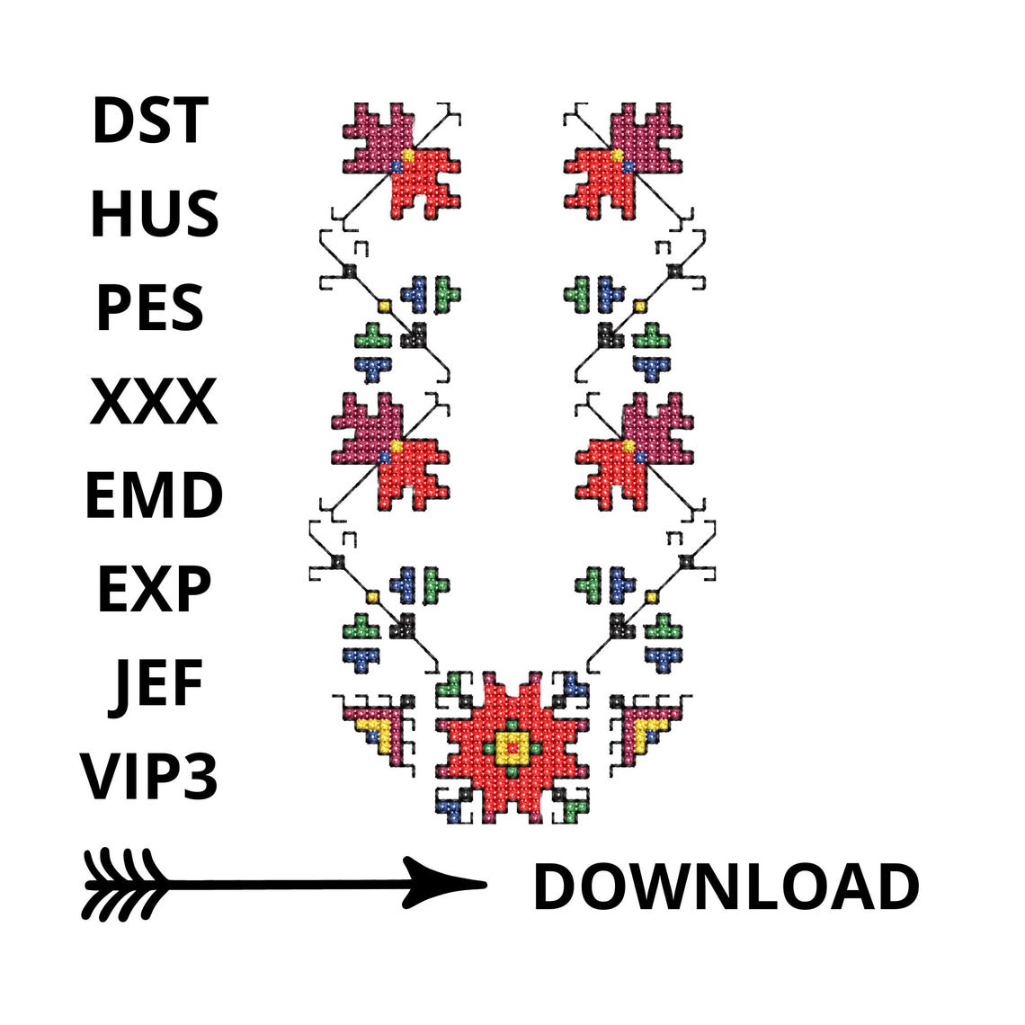 Bulgarian Embroidery/ Machine Embroidery/ Bulgarian Folk Items ...