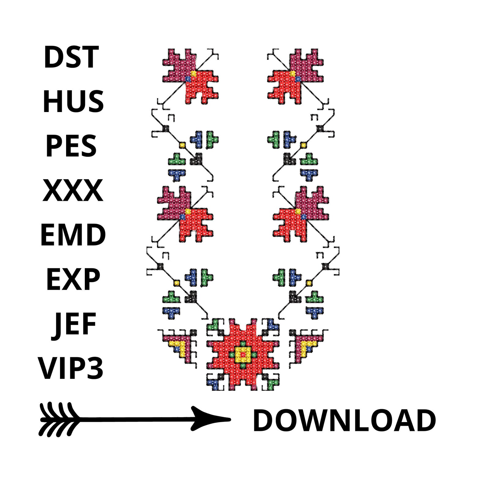 Bulgarian Embroidery/ Machine Embroidery/ Bulgarian Folk Items ...
