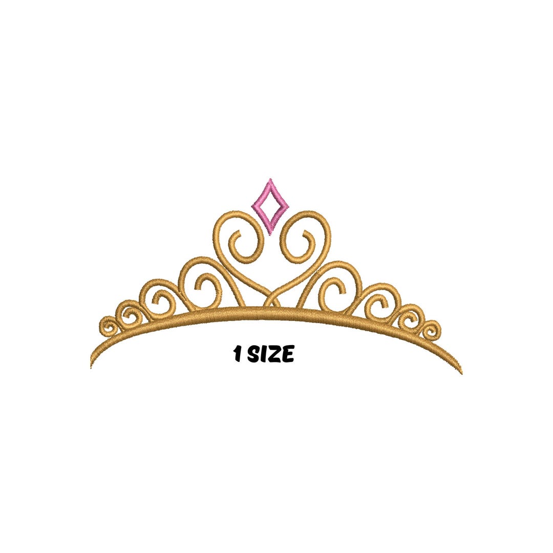 Crown Embroidery Designs - Princess Crown Embroidery Design Machine ...