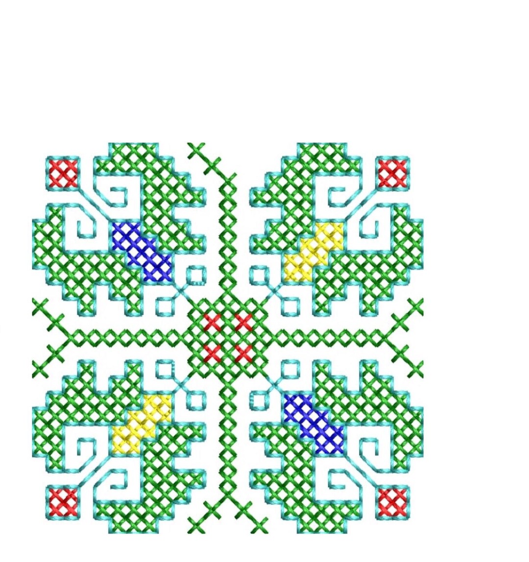 Bulgarian Embroidery Design Kanatica Cross Stitch Bulgarian Embroidery ...