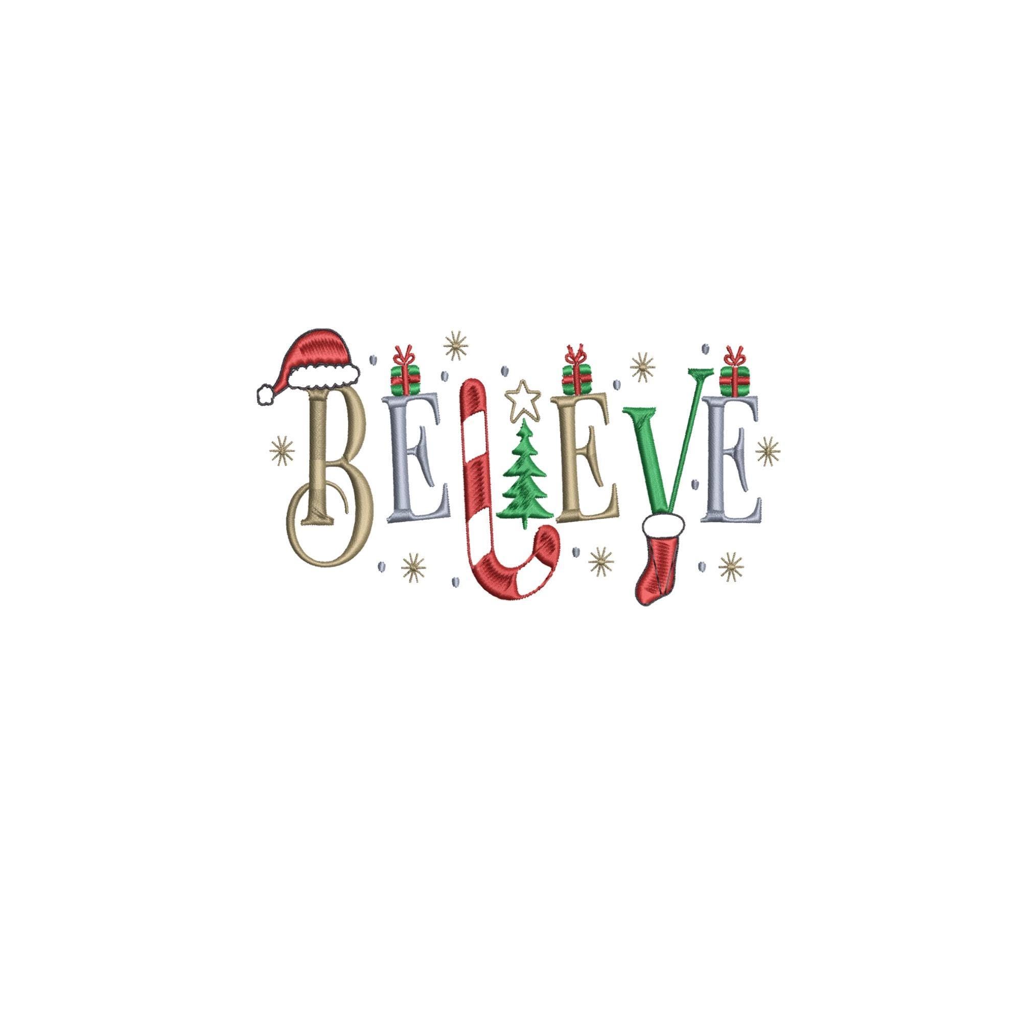 Believe Machine Embroidery Designs, Christmas Embroidery Designs ...