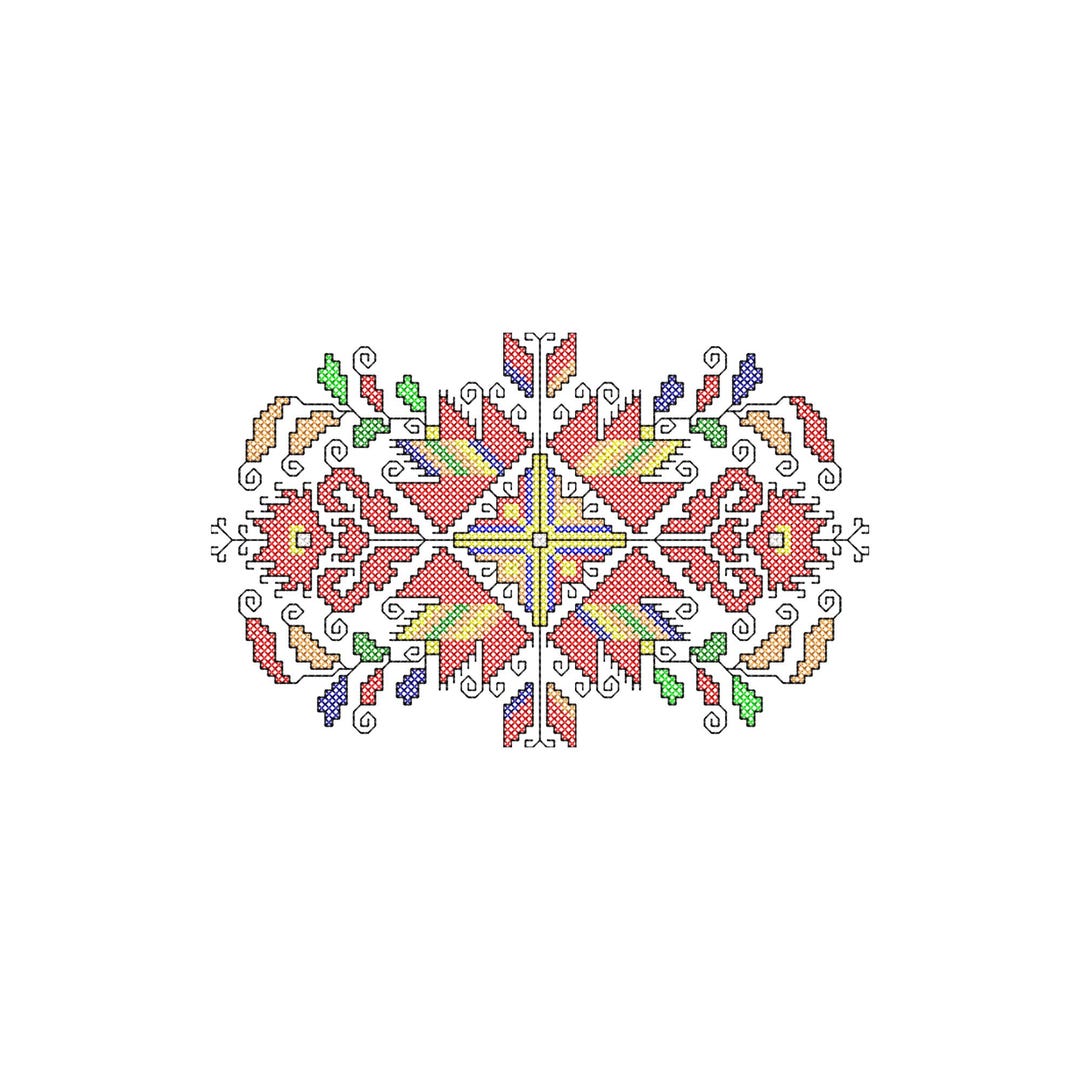Bulgarian Embroidery Machine/ Cross Stitch/ Kanatica/ Border Cross ...