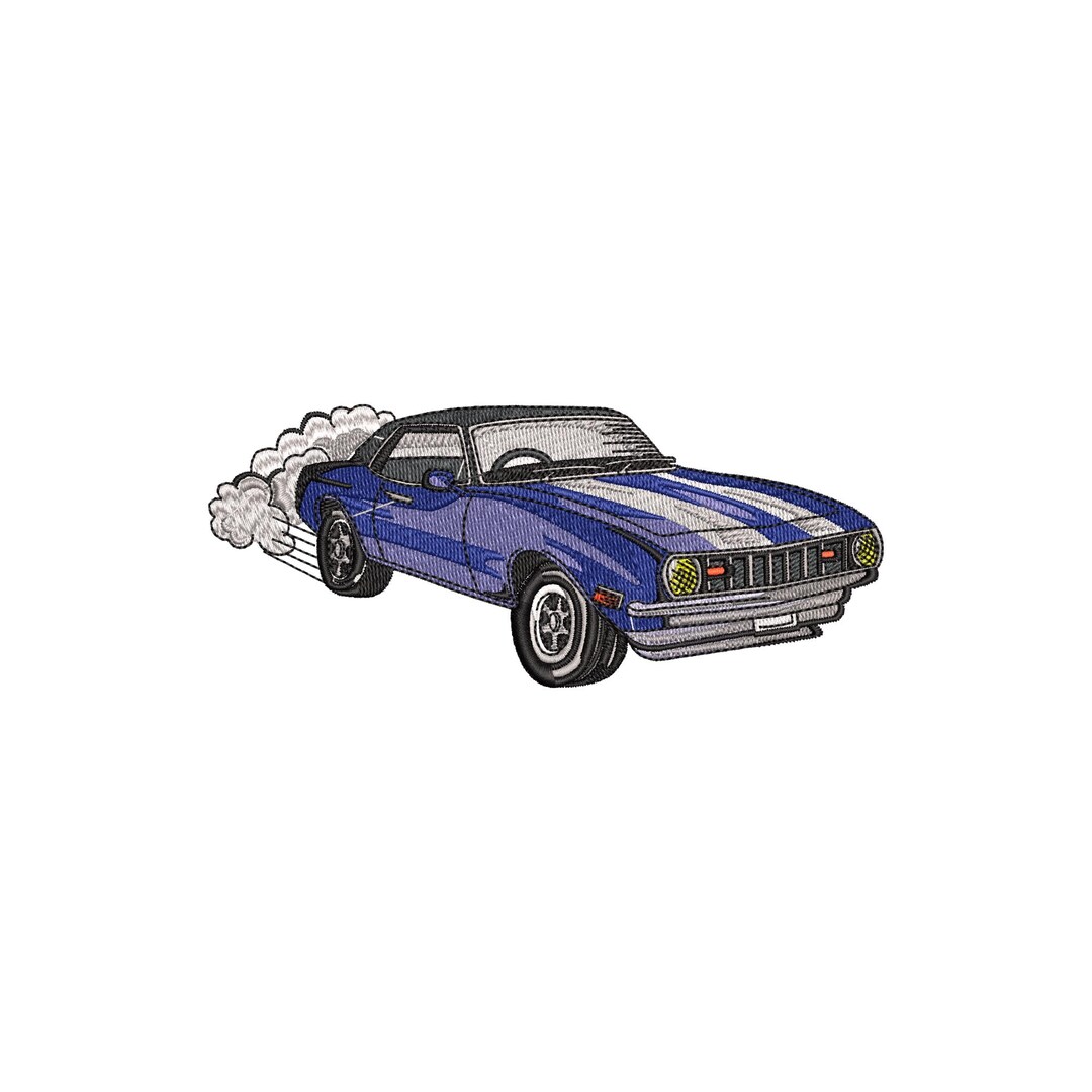 GTR Embroidery Design Sport Car Embroidery Design, Racing Car Machine ...