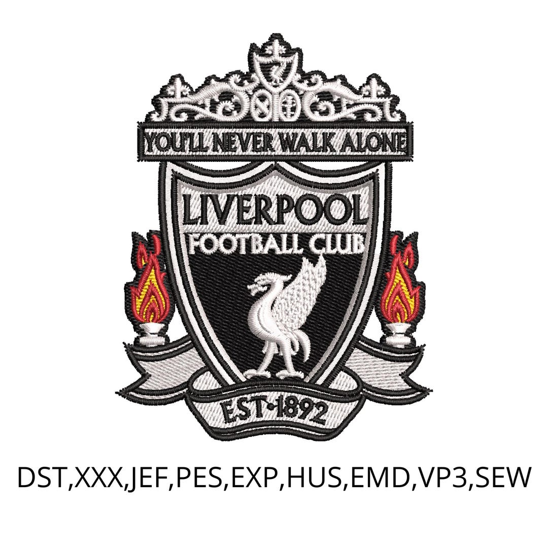 Liverpool Club Embroidery Logo - Etsy Australia