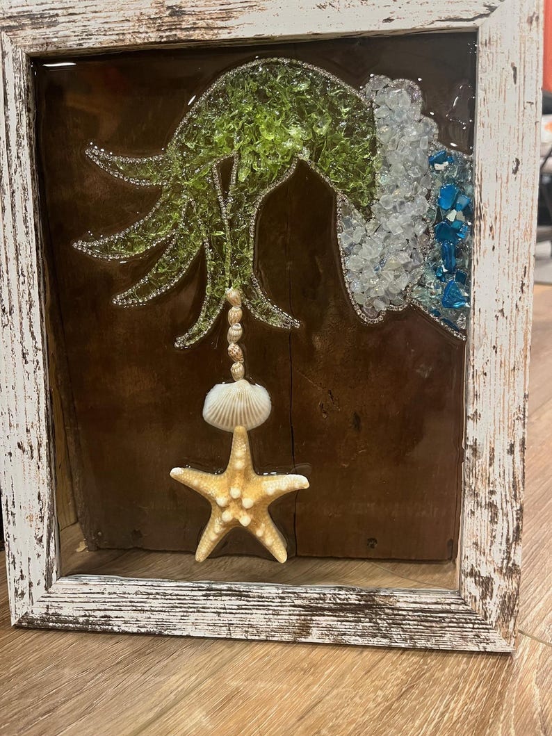 Resin, Christmas, Glass, Grinch, Beach - Etsy