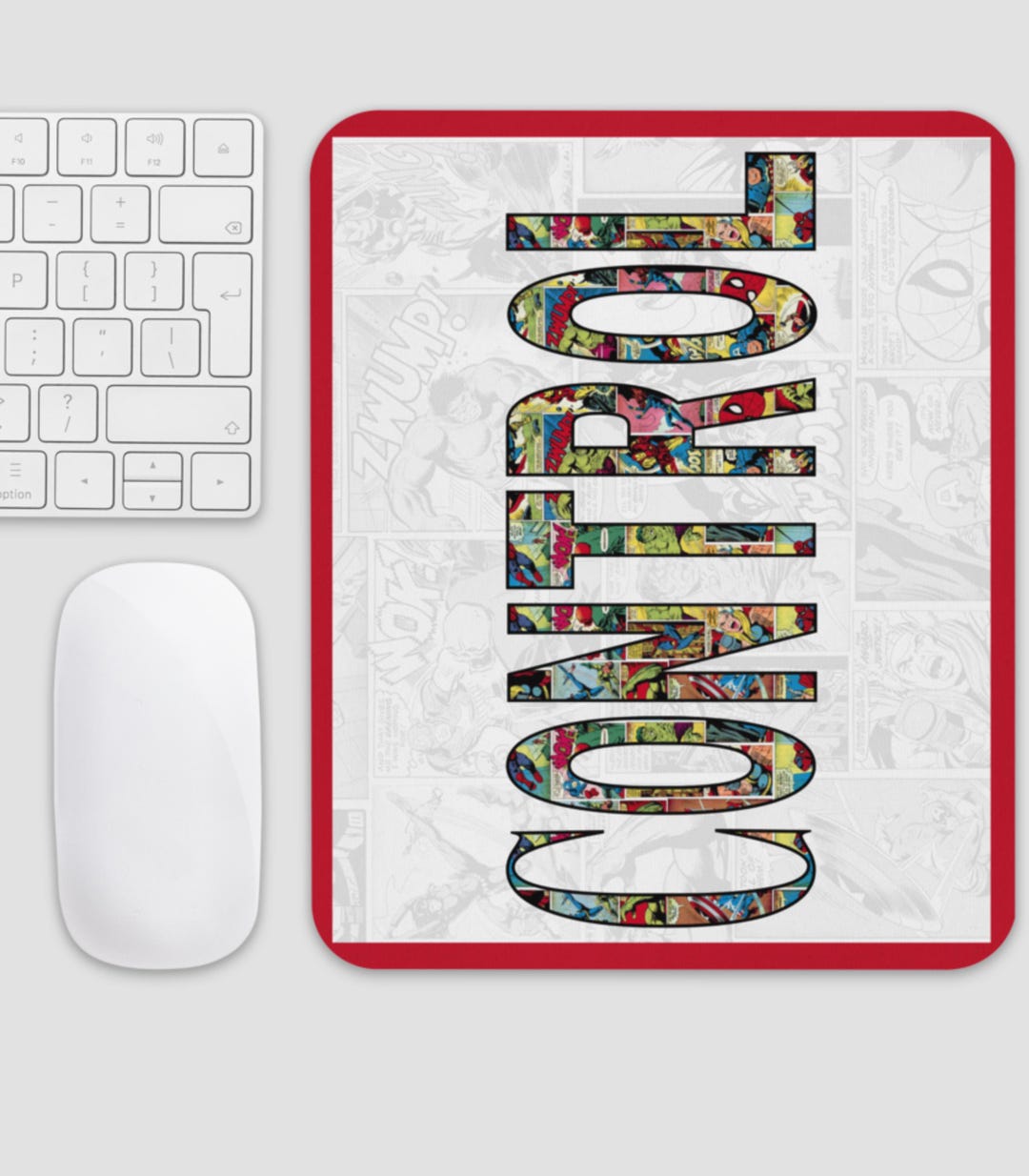 Control Mouse Pad – Comic Style Desk Mat | Custom Mousepad | Trendy ...